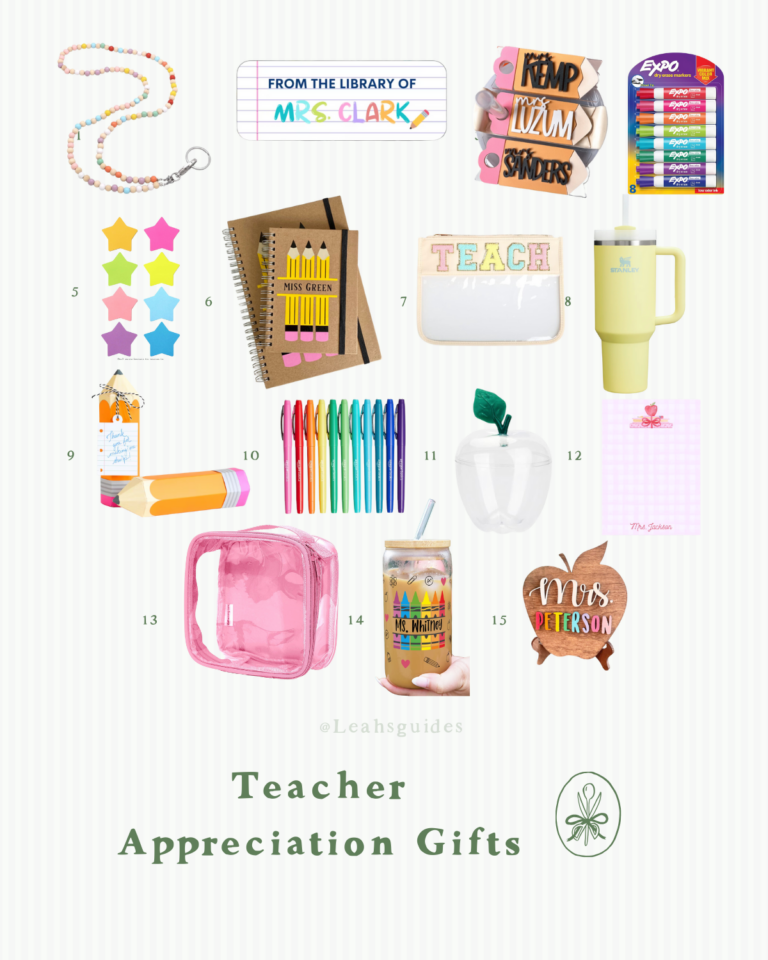 Teacher Appreciation Week | leahsgiftguide.com